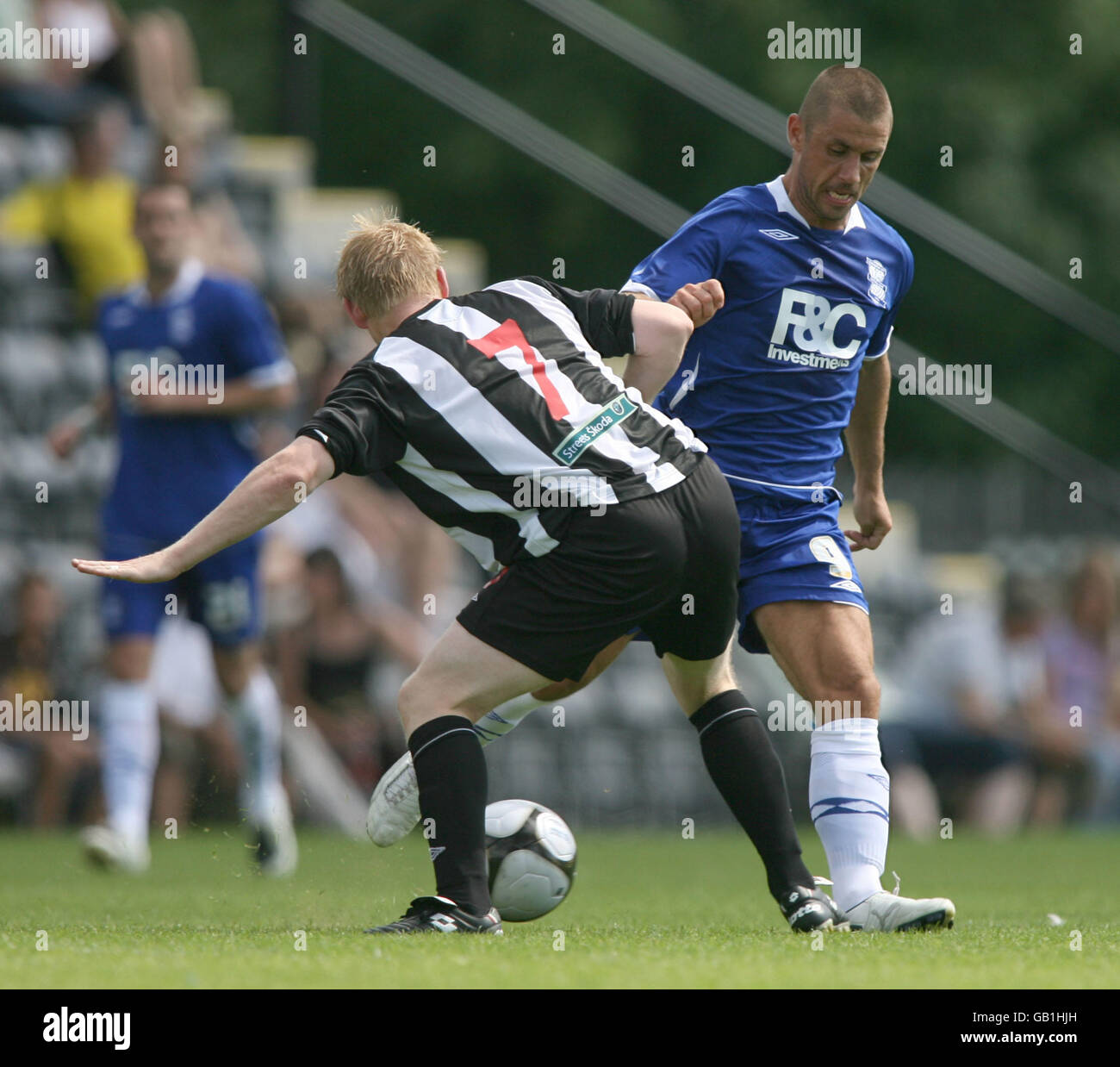 Forest green rovers jamie pitman and birmingham citys kevin phillips hi ...