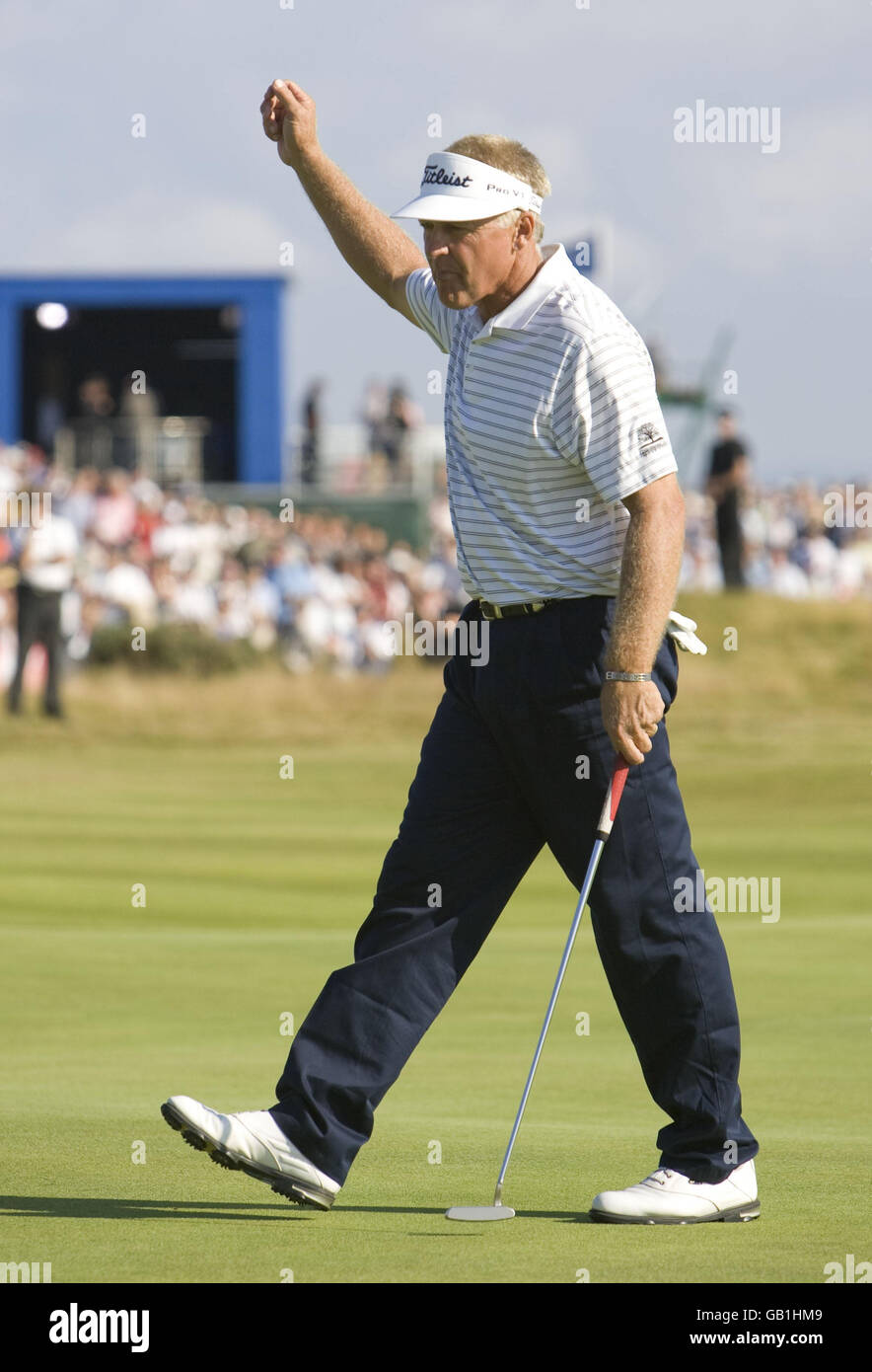 Golf - British Seniors Open - Royal Troon Golf Course. Bruce Vaughan ...