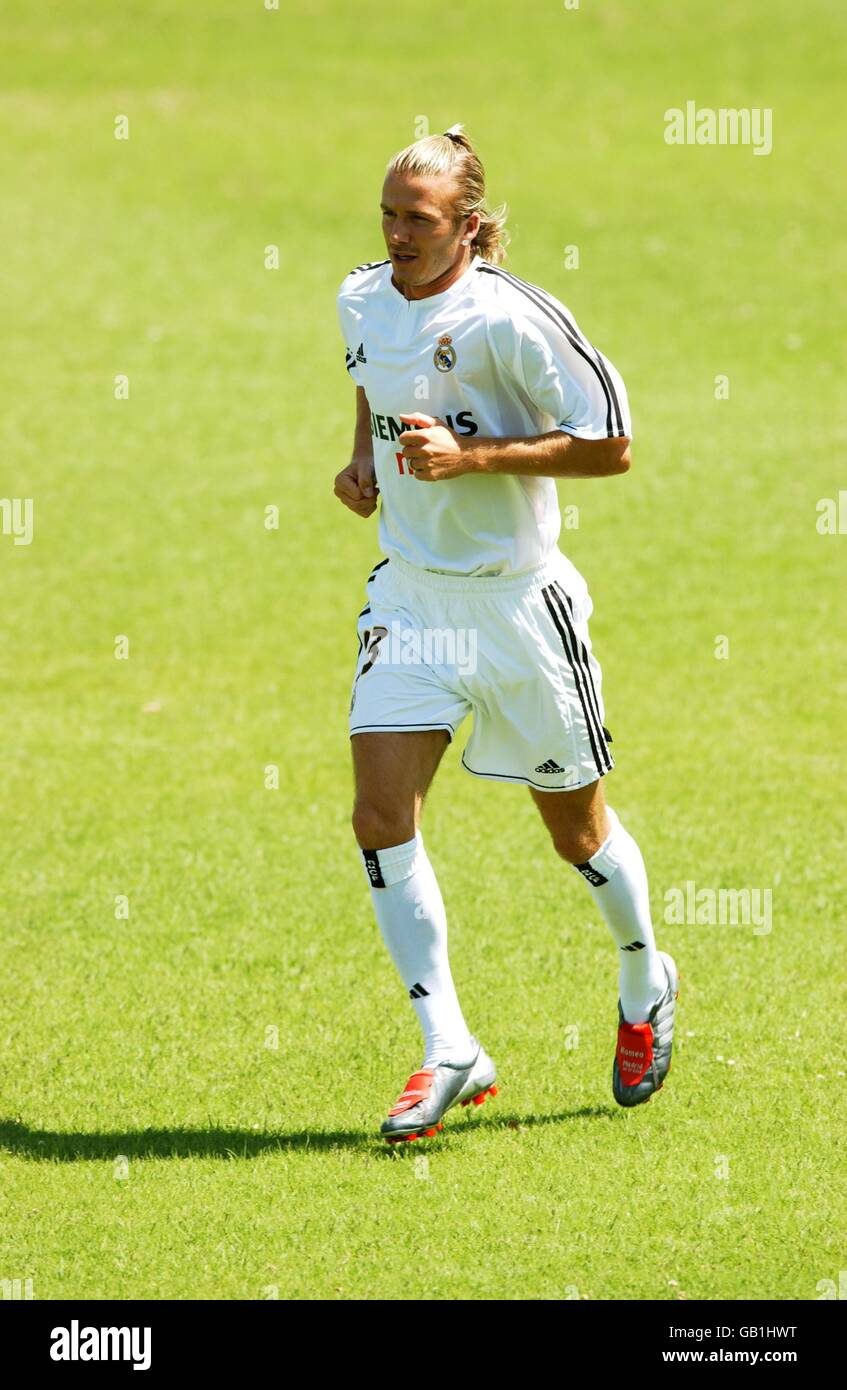 David beckham in real madrid hi-res stock photography and images - Alamy