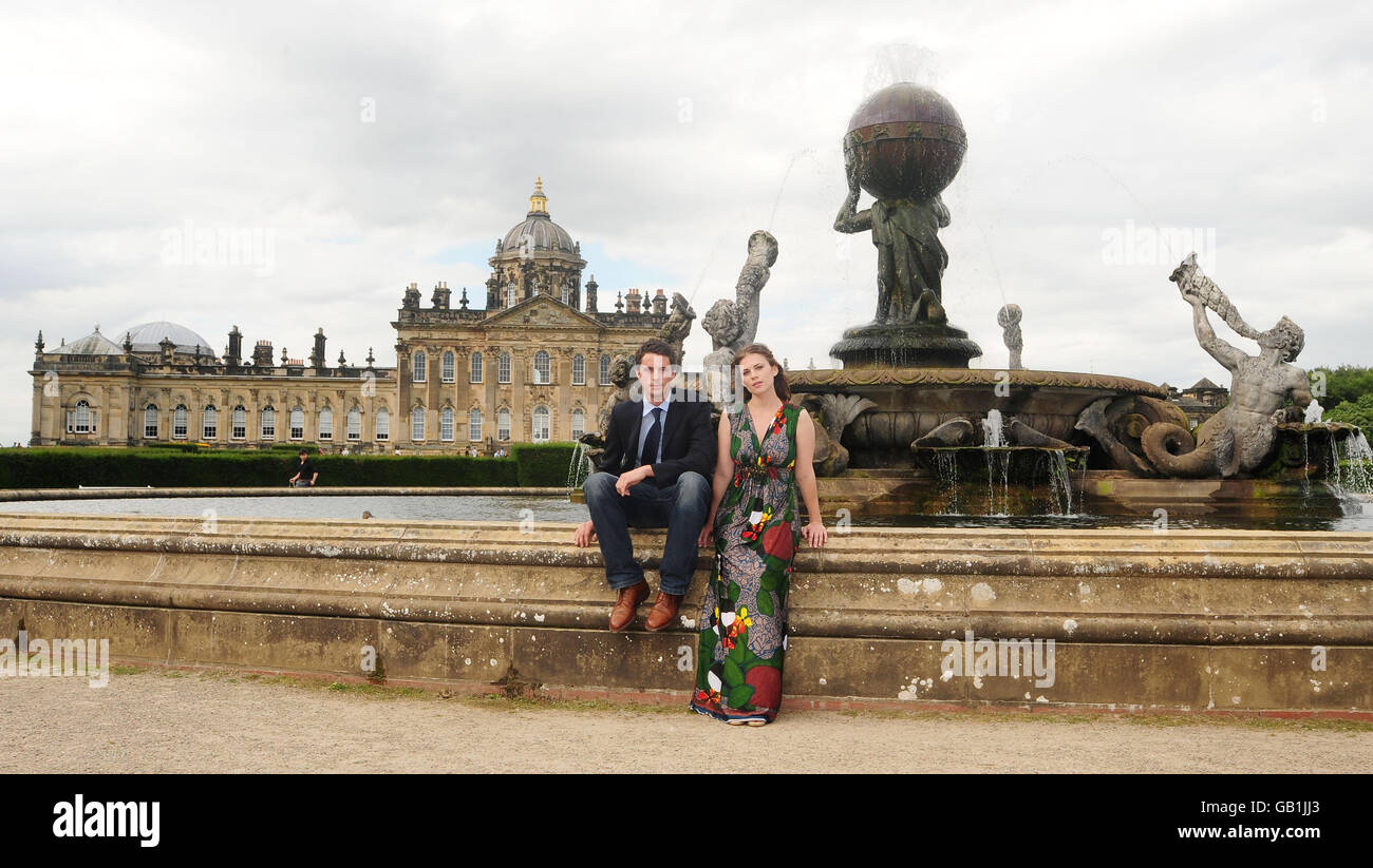 Actor Matthew Goode, who plays Charles Ryder and actress Hayley Atwell ...