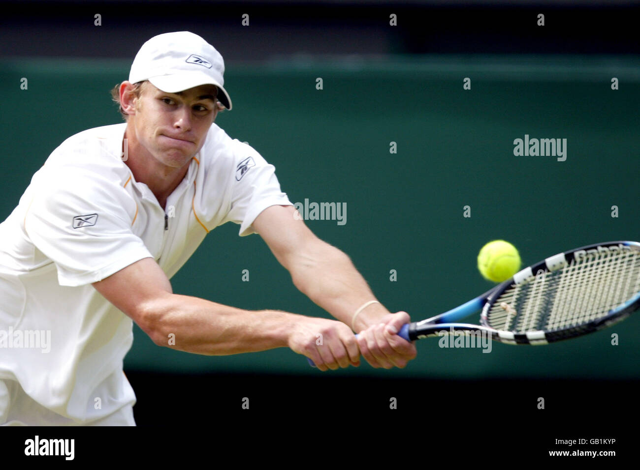 Tennis - Wimbledon 2003 - Fourth Round - Andy Roddick v Paradorn ...