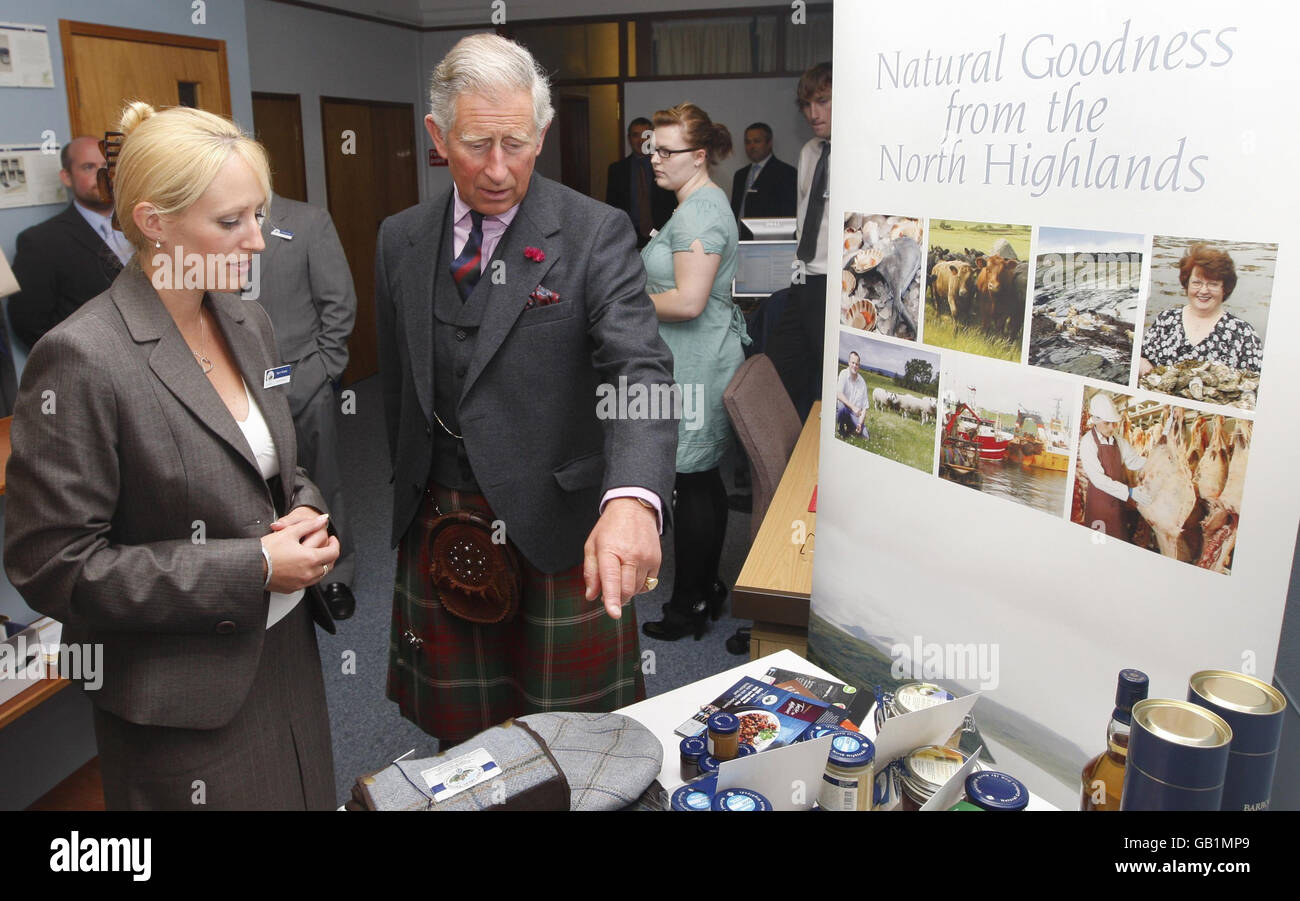 The Prince of Wales chats to Business Development Manager Tracy Waters ...