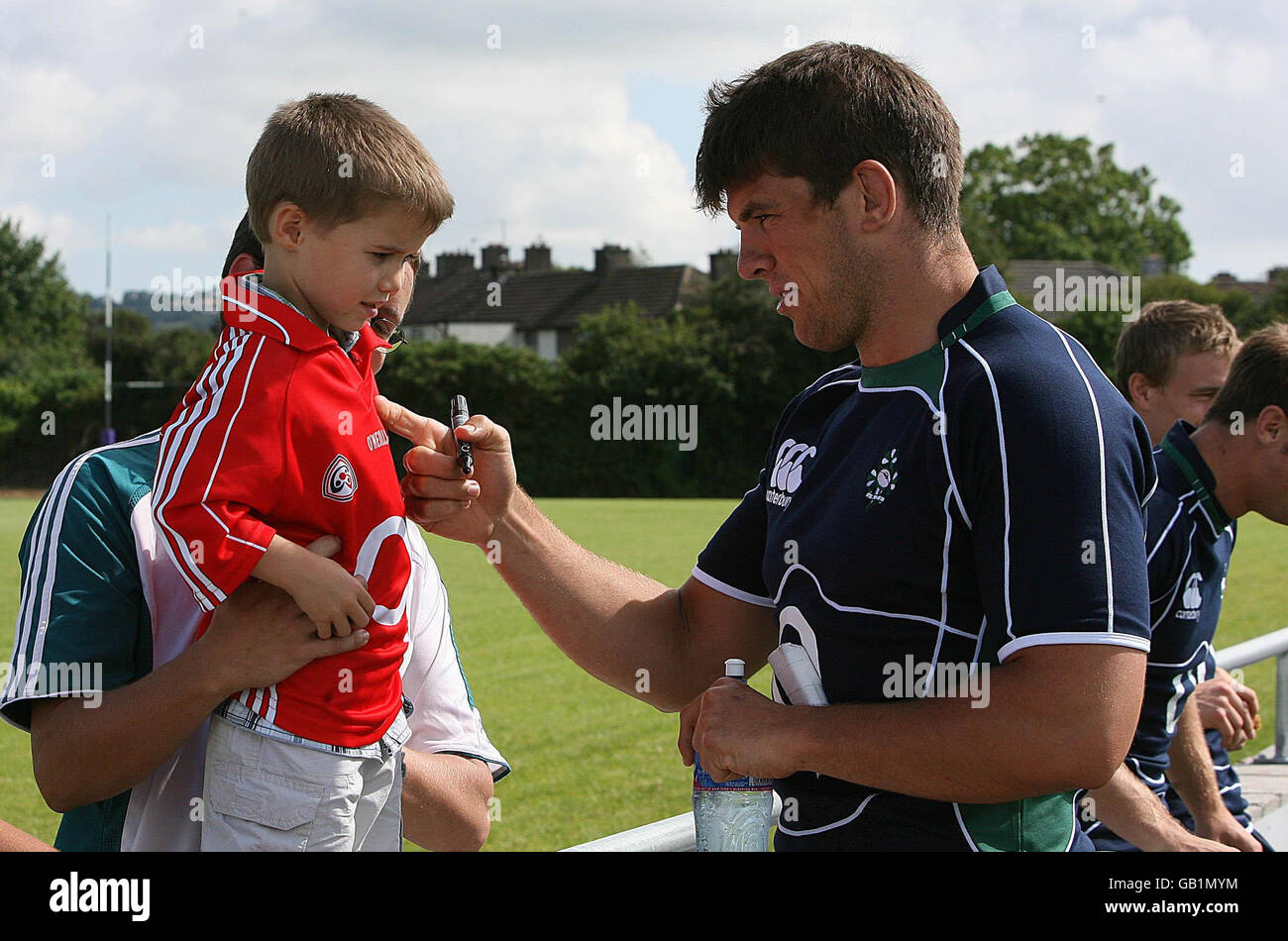 New irish rugby management unveiled hi-res stock photography and images ...