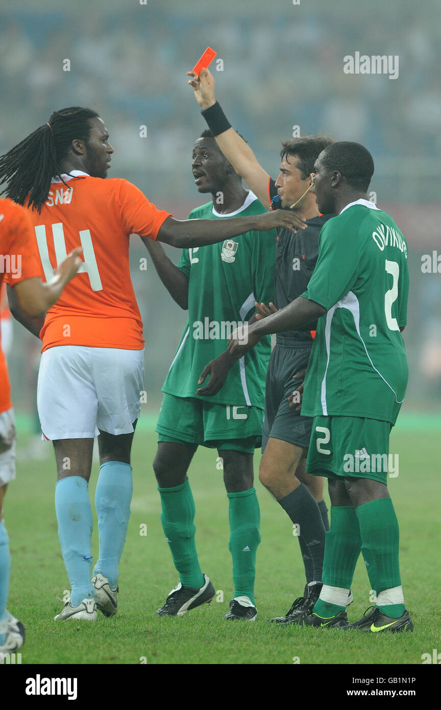 Olympics red card hi-res stock photography and images - Alamy