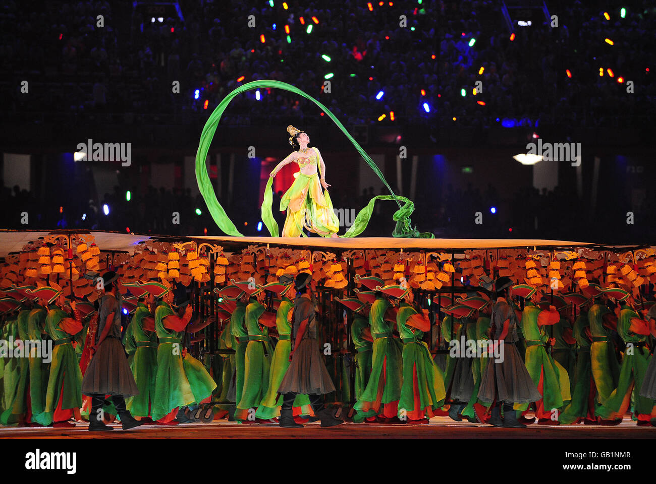 Performers olympics opening ceremony national stadium hi-res stock ...