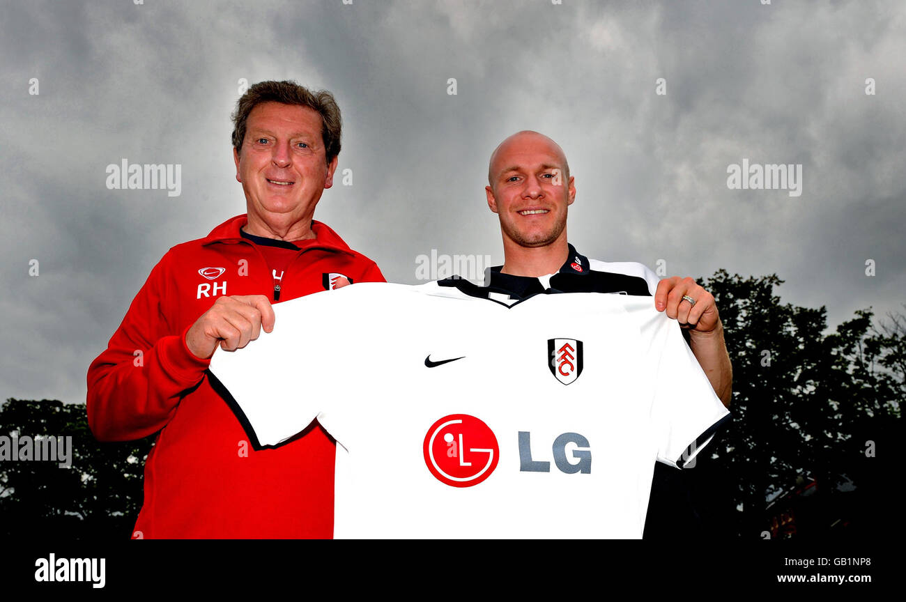 Soccer - Fulham Press Conference - Motspur Park Training Ground Stock ...