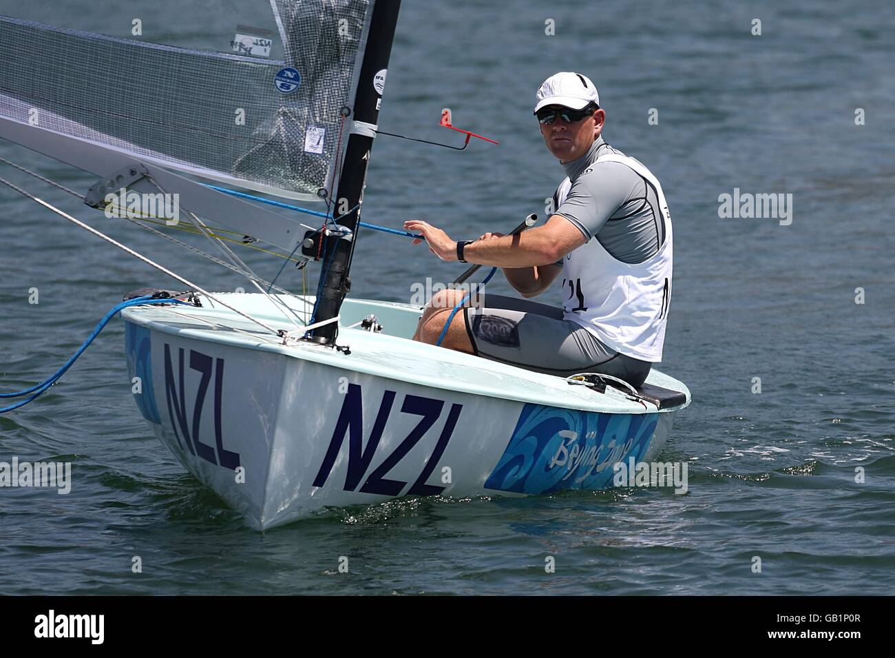 Olympics - Beijing Olympic Games 2008. New Zealand's finn sailor Dan ...