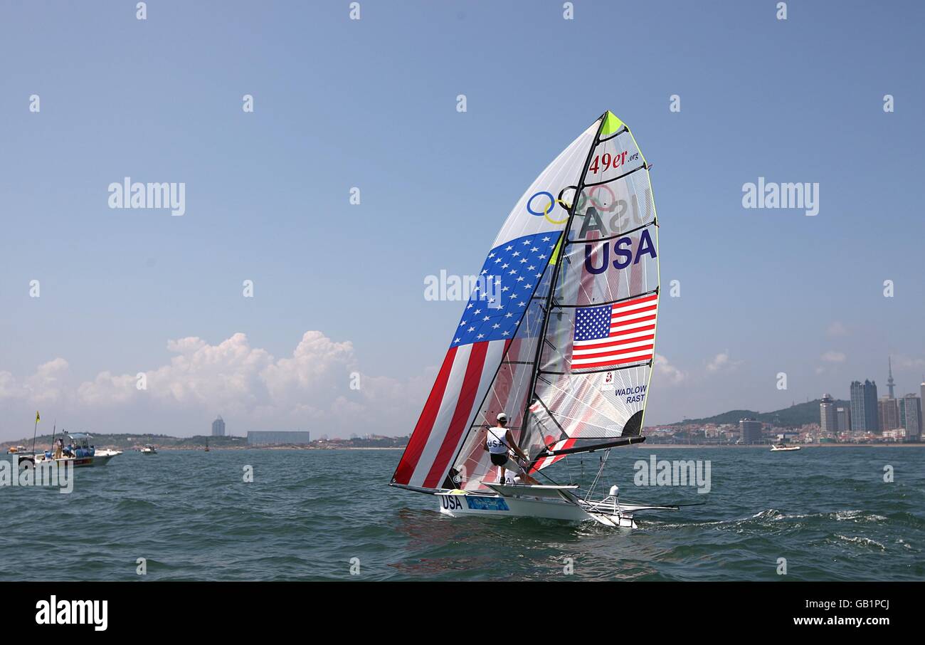 USA's Tim Wadlow and Chris Rast in action during the opening rounds at ...