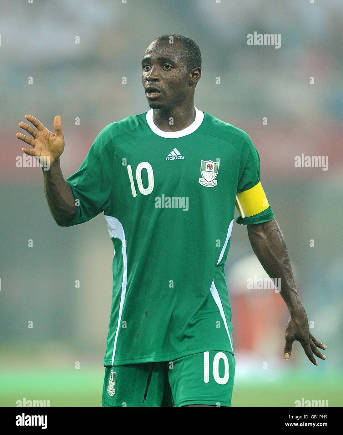 Olympics - Beijing Olympic Games 2008. Promise Isaac, Nigeria Stock ...
