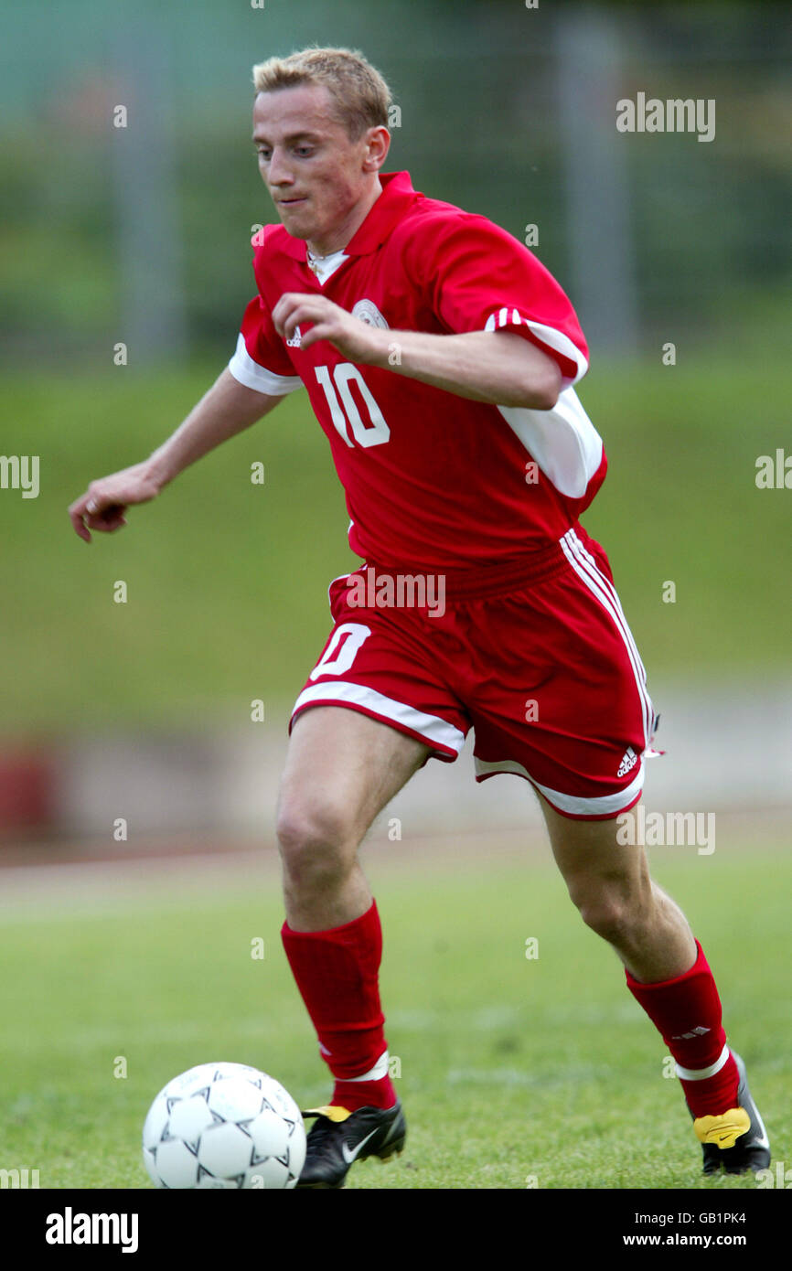 Soccer - Baltic Cup 2003 - Latvia v Lithuania. Andrejs Rubins, Latvia ...