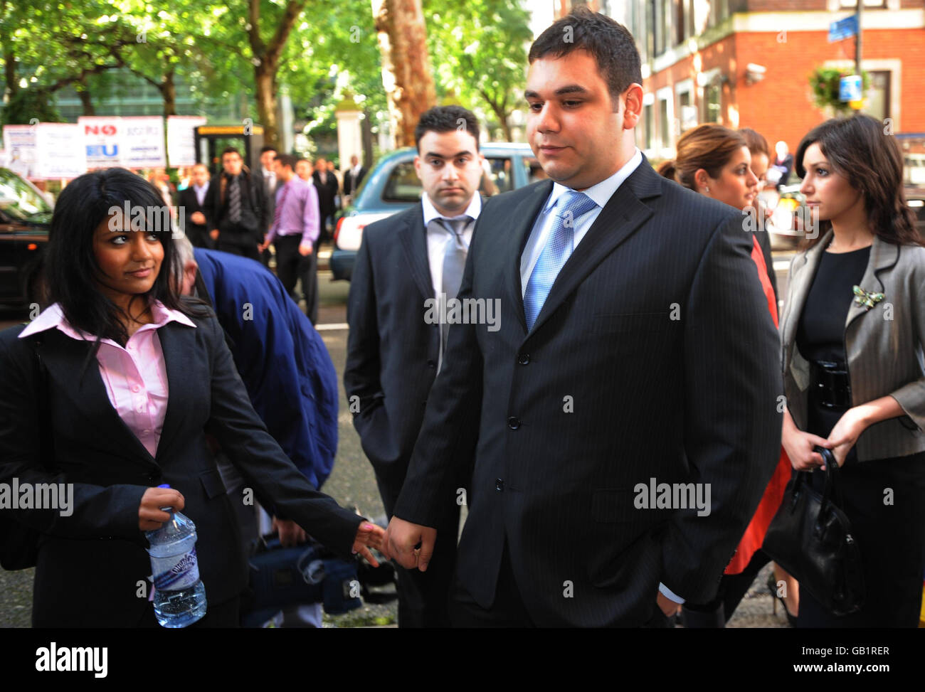 Andrew Symeou court case Stock Photo - Alamy