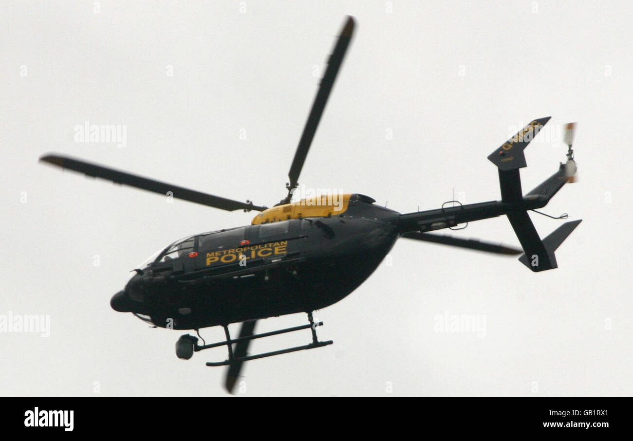 Metropolitan Police helicopter Stock Photo - Alamy