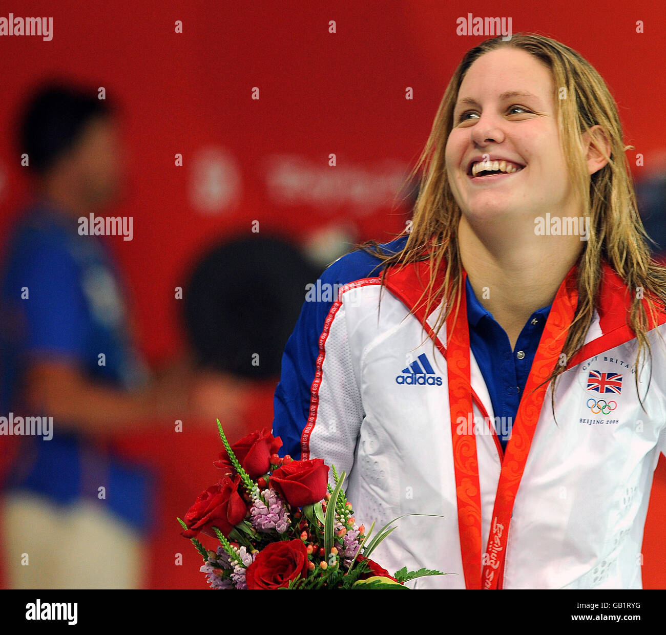 Great Britain's Joanne Jackson after receiving her Bronze medal for the ...