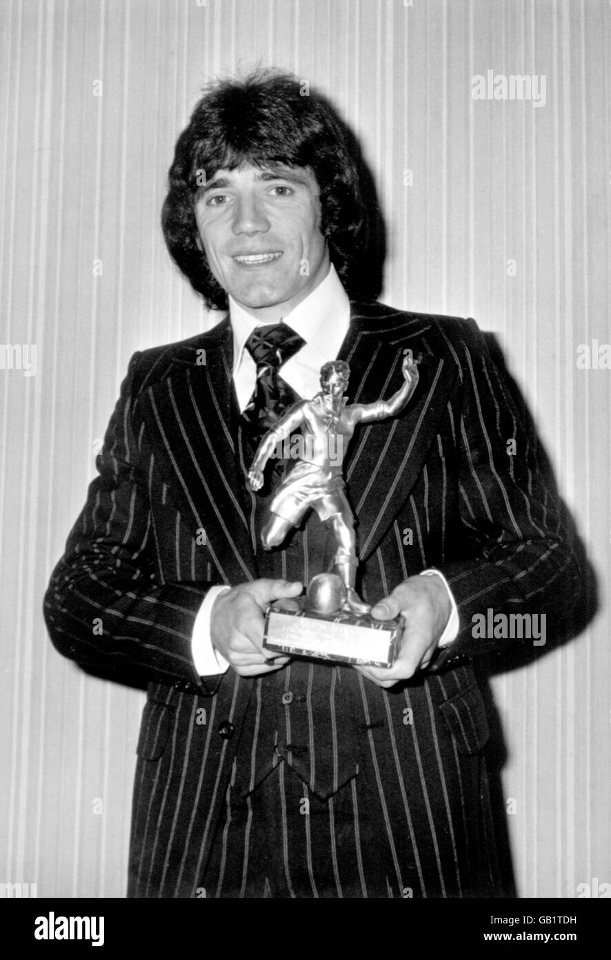 Winner Of The Footballer Of The Year Trophy High Resolution Stock ...