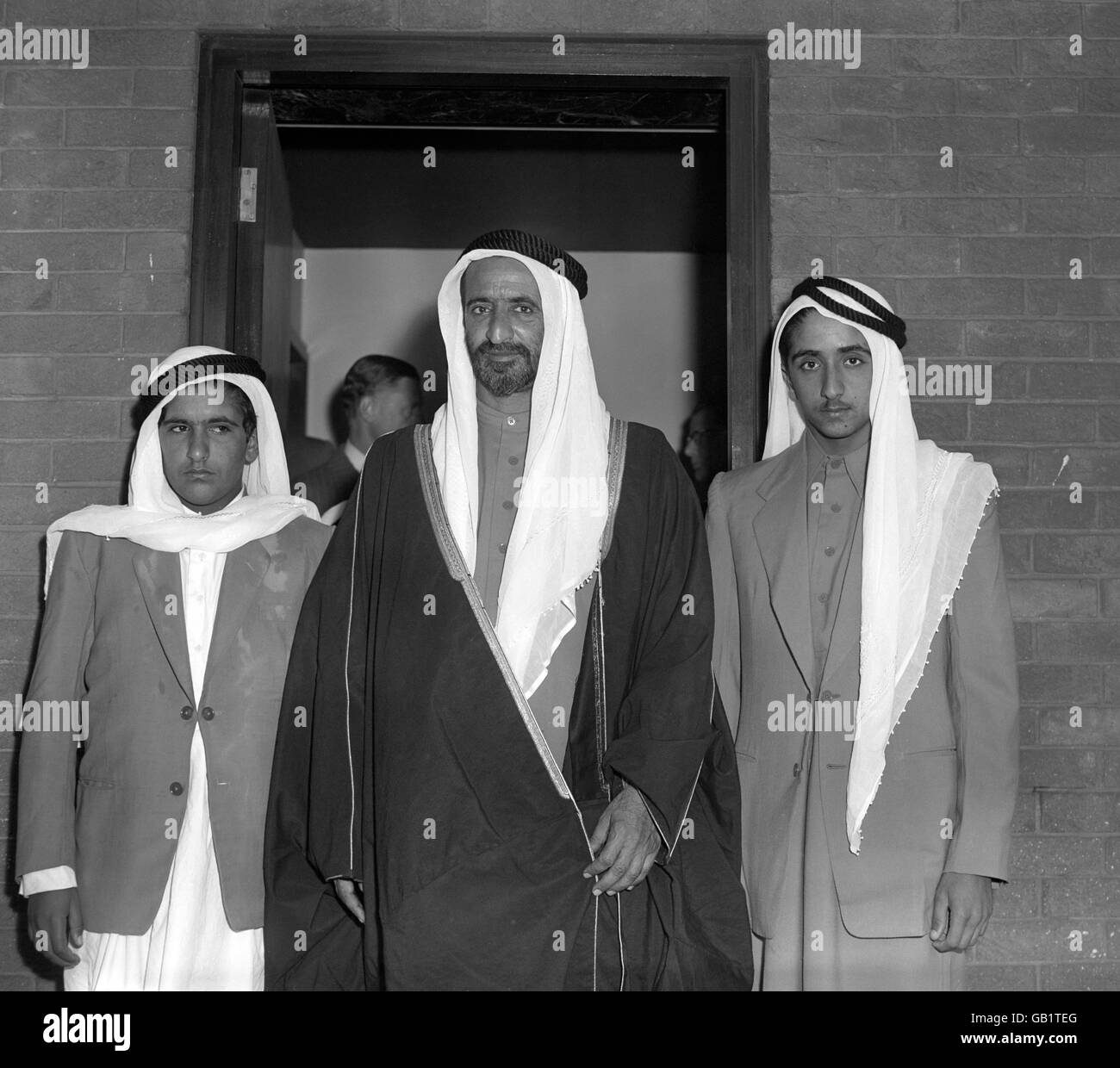 Royalty - Ruler of Dubai and Sons Stock Photo - Alamy