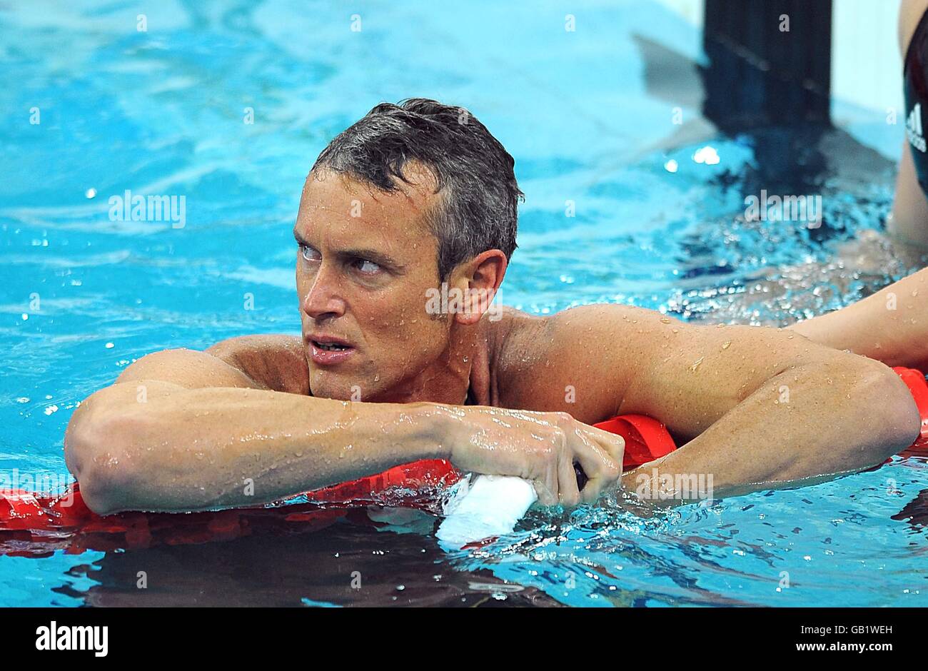 Great Britain's Mark Foster after finishing in the 13th heat of the Men ...