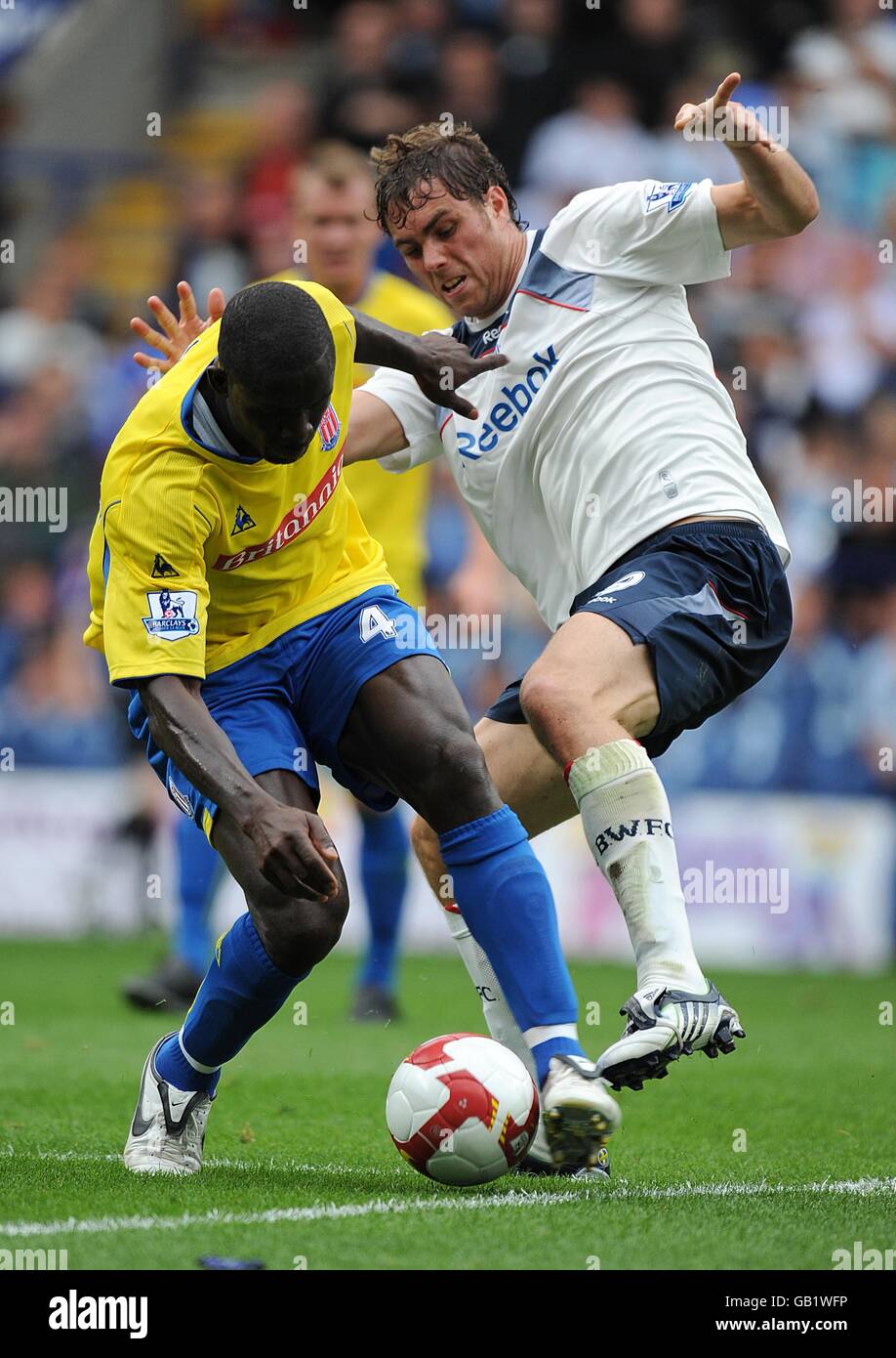 Stoke citys seyi george olofinjana hi-res stock photography and images ...