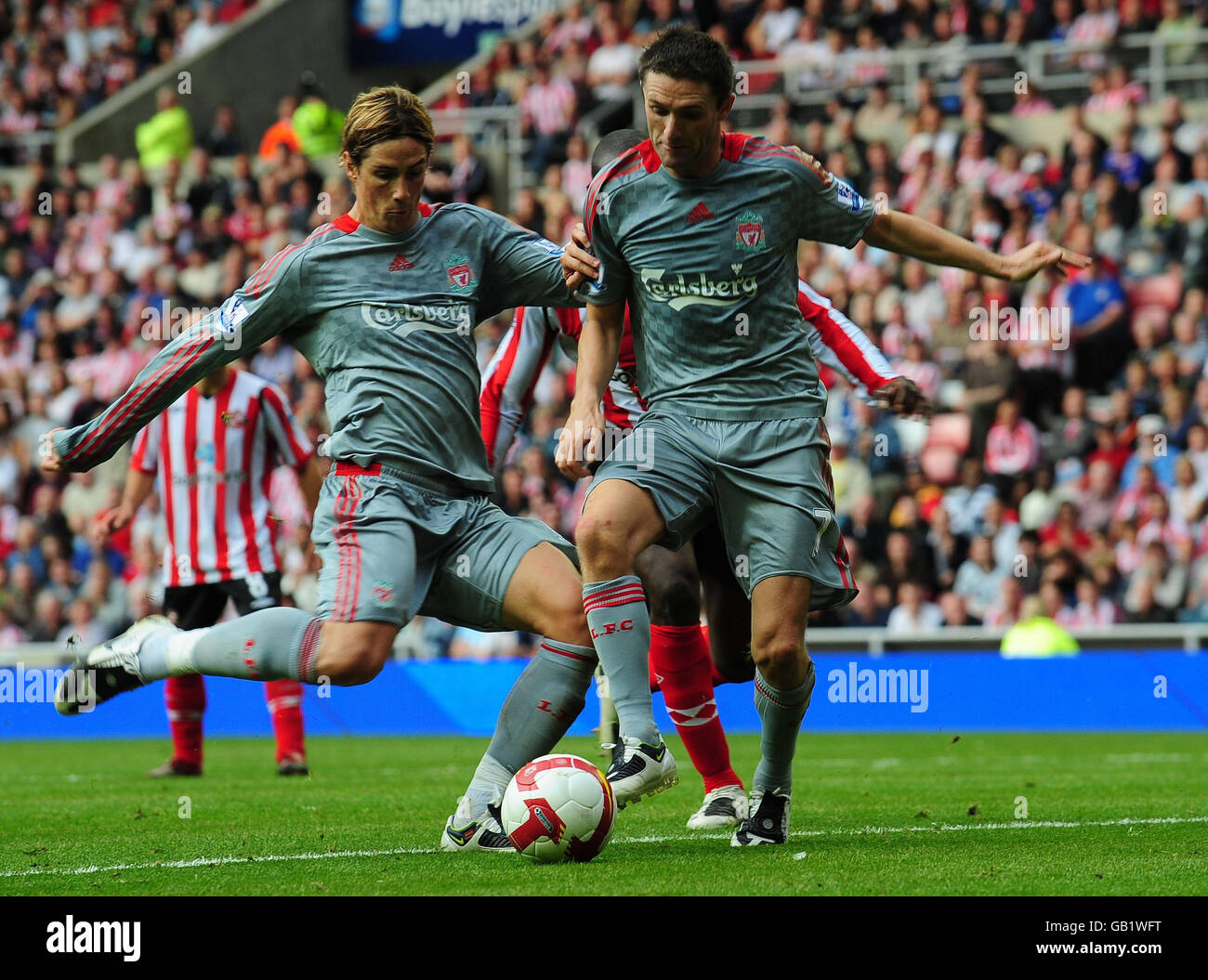 Ball full length open goal football datacoapplies hi-res stock ...