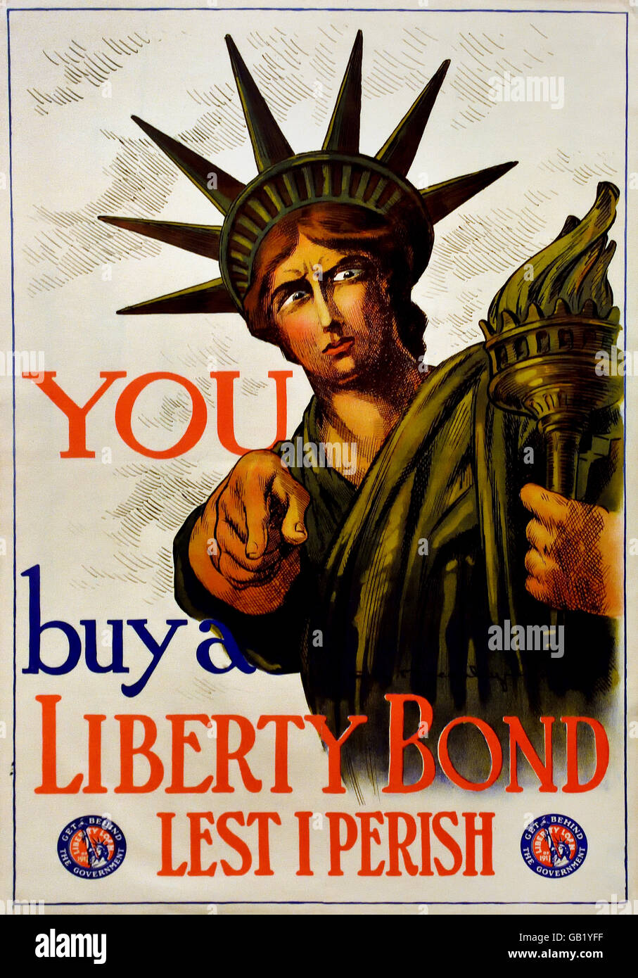 You buy a Liberty Bond Lest I Perish ( Statue of Liberty ) US Army ...