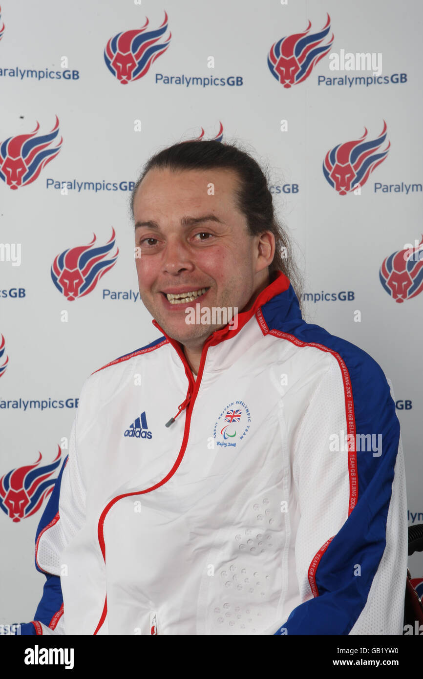 Paralympics GB 2008 Photocall - Birmingham National Indoor Arena. David ...