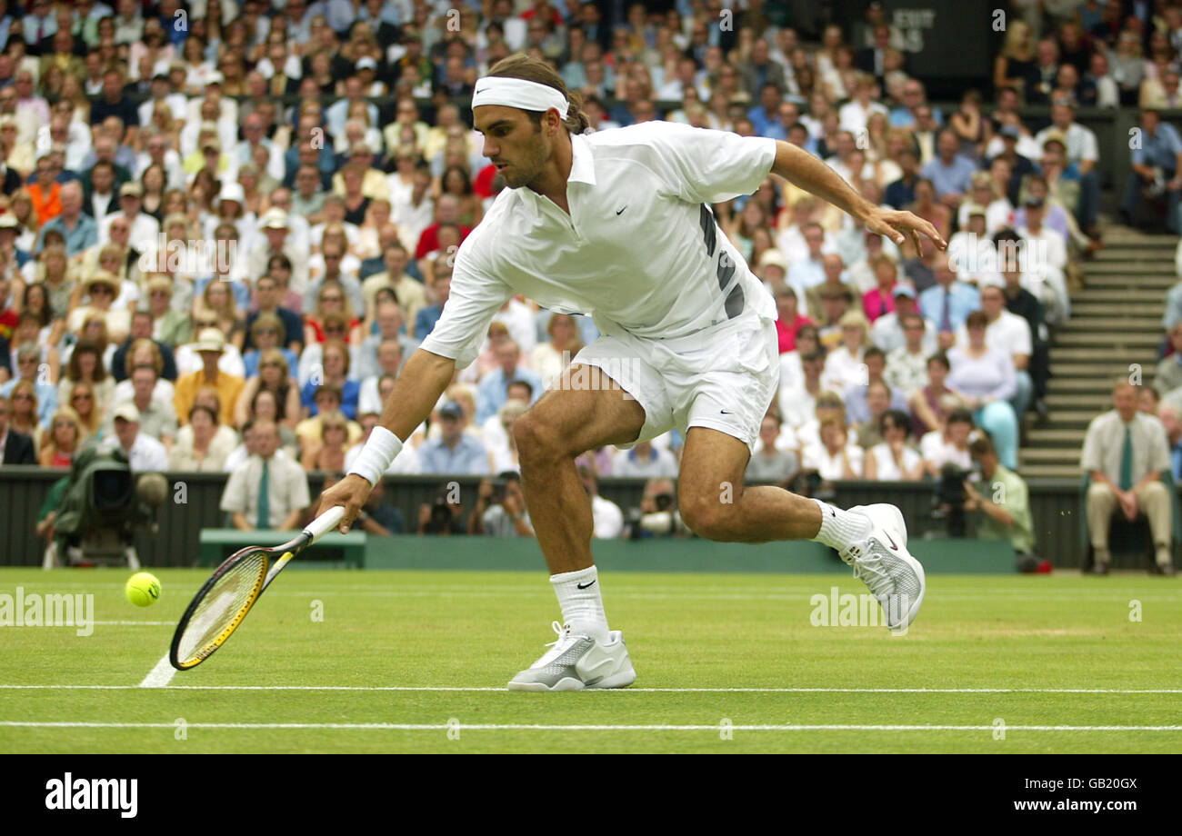 Tennis - Wimbledon 2003 - Men's Final - Mark Philippoussis v Roger ...