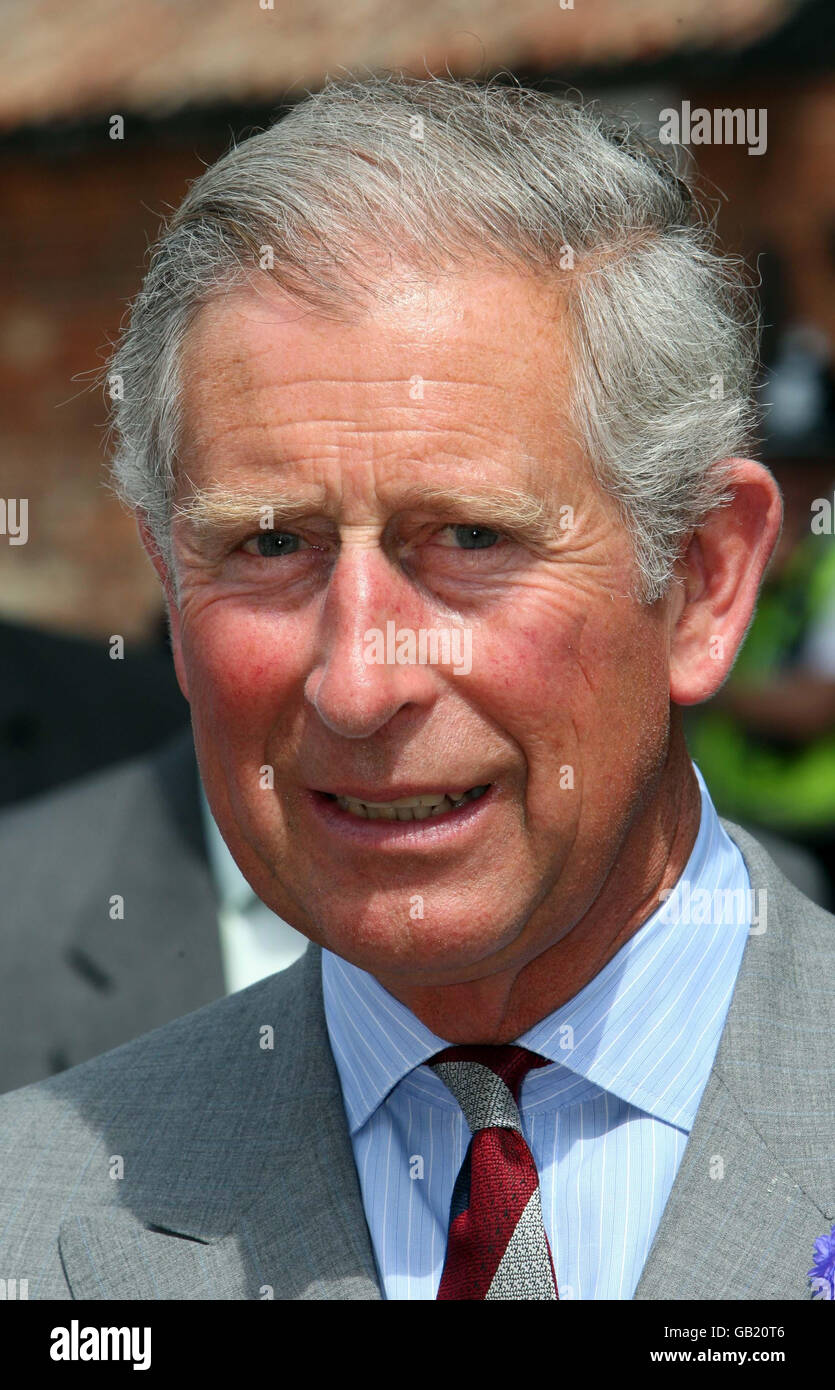 The Prince of Wales in Suffolk. The Prince of Wales during a visit to ...