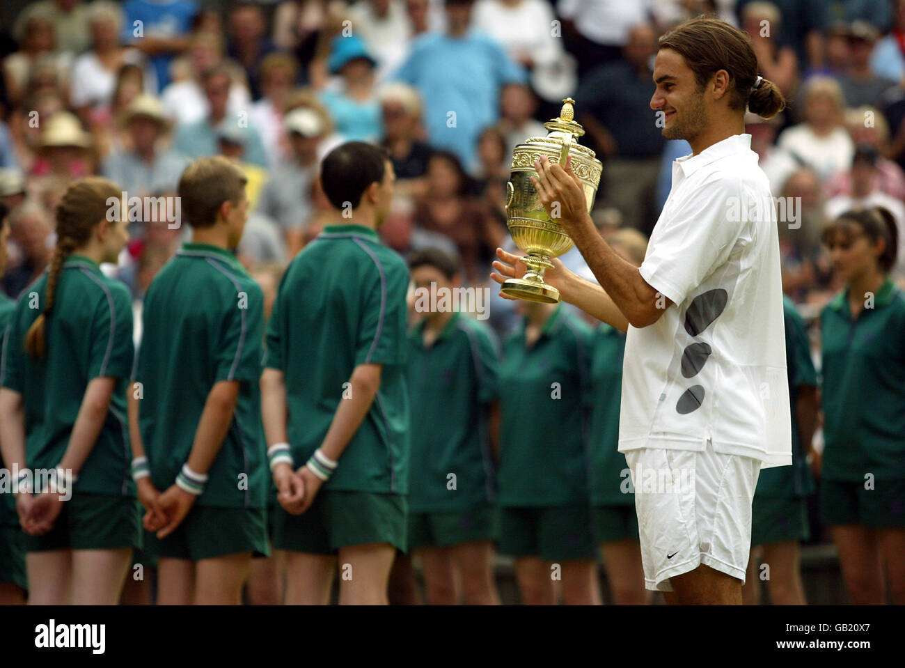 Tennis - Wimbledon 2003 - Men's Final - Mark Philippoussis v Roger ...