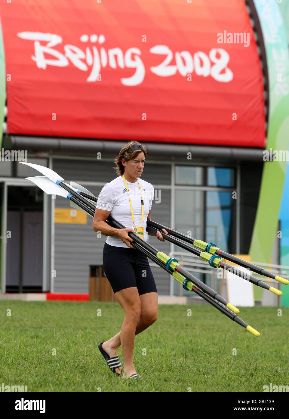 Great Britain's Katherine Grainger from the womans Quadruple Scull ...