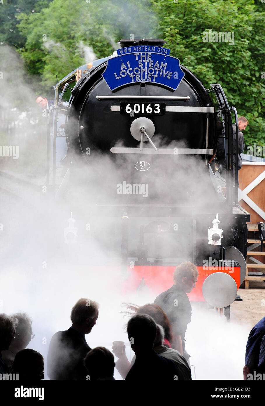 New steam locomotive Stock Photo - Alamy