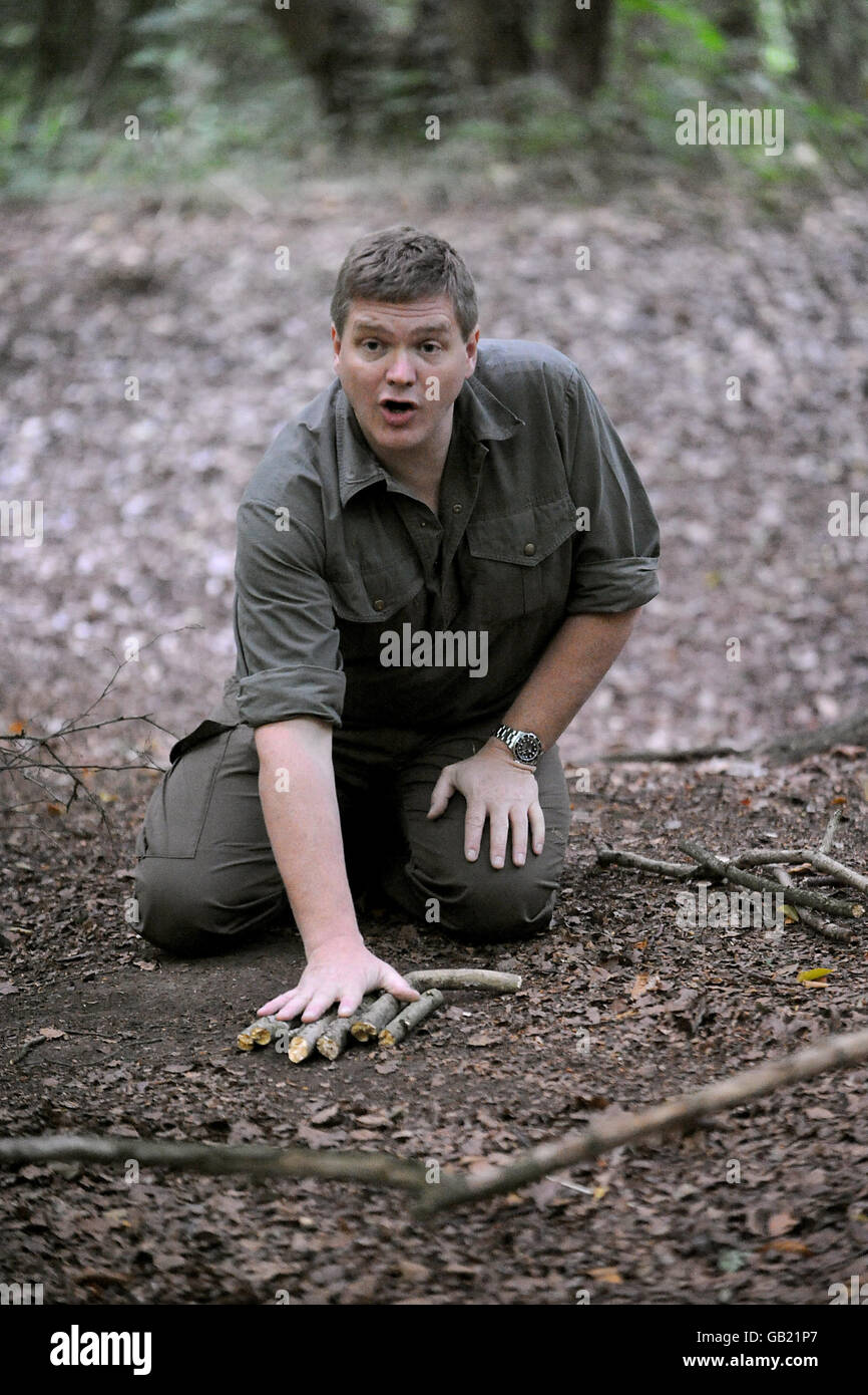 Survival expert Ray Mears is joined by Scouts at Camp Downe in Kent ...