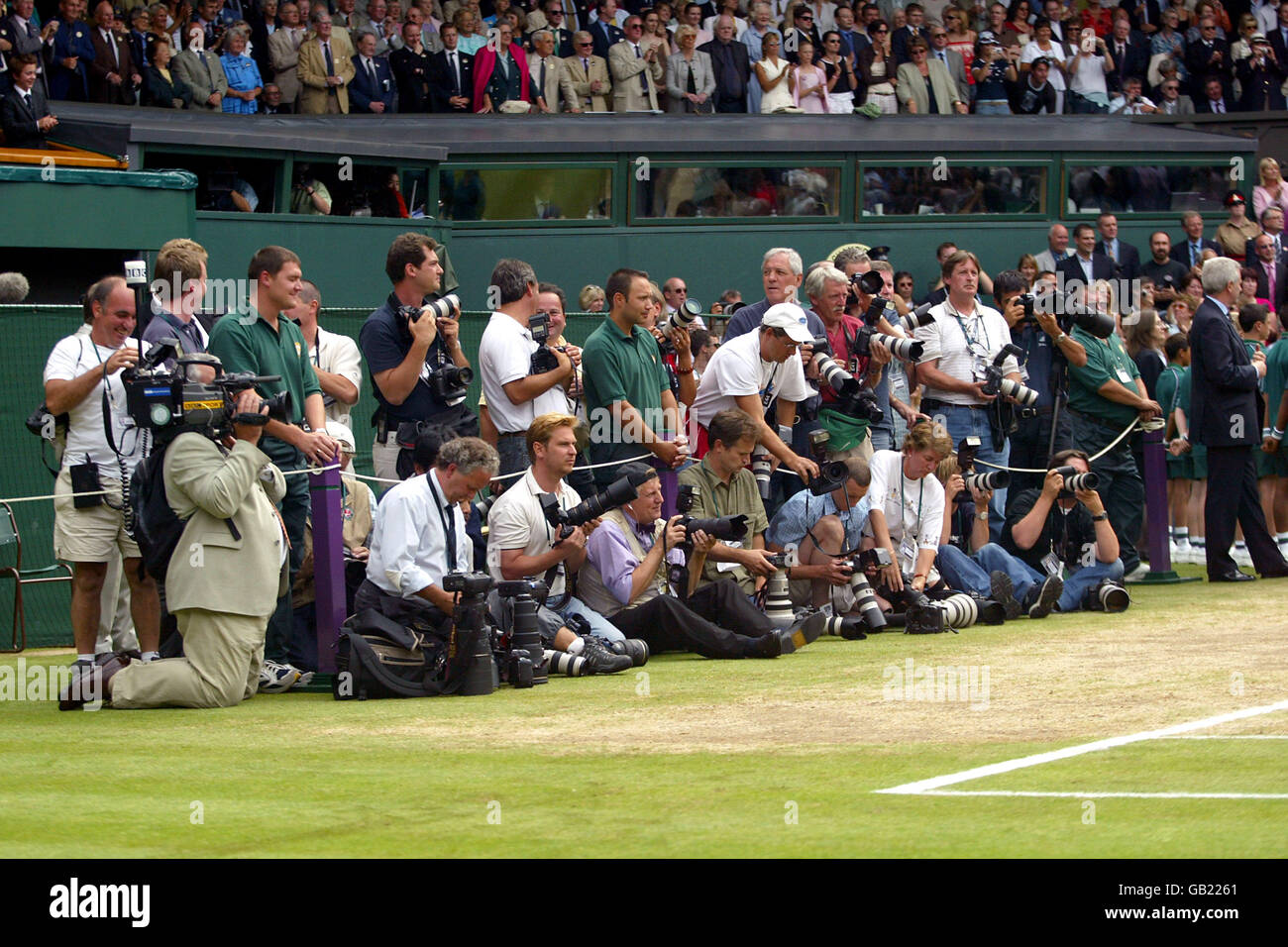 Tennis - Wimbledon 2003 - Men's Final - Mark Philippoussis v Roger ...