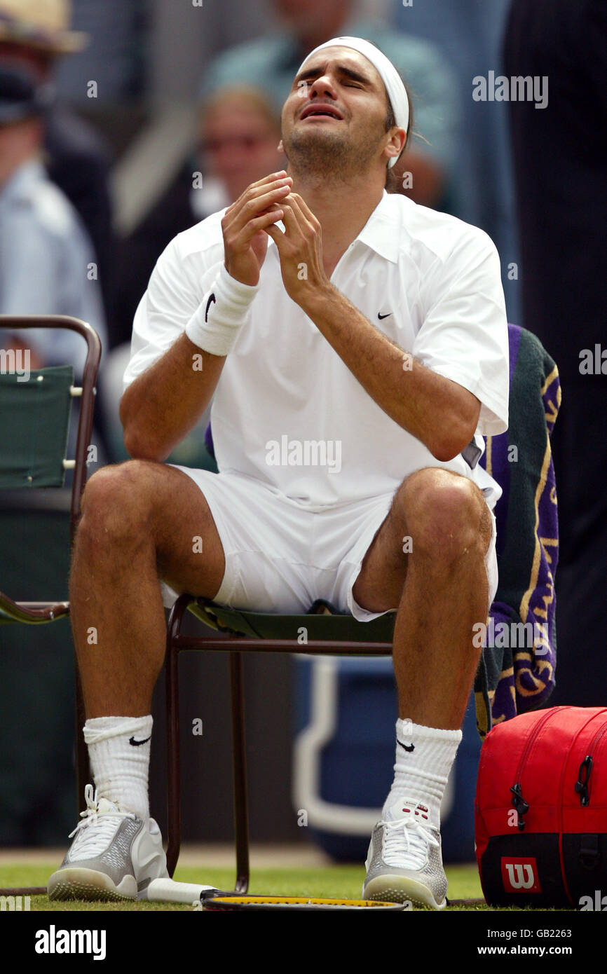 Tennis - Wimbledon 2003 - Men's Final - Mark Philippoussis v Roger ...