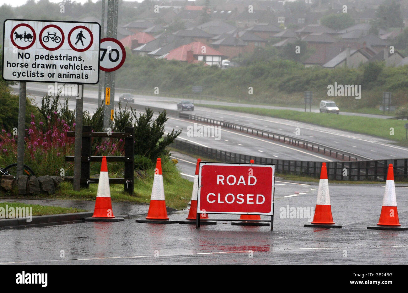 Bad weather in Scotland Stock Photo - Alamy