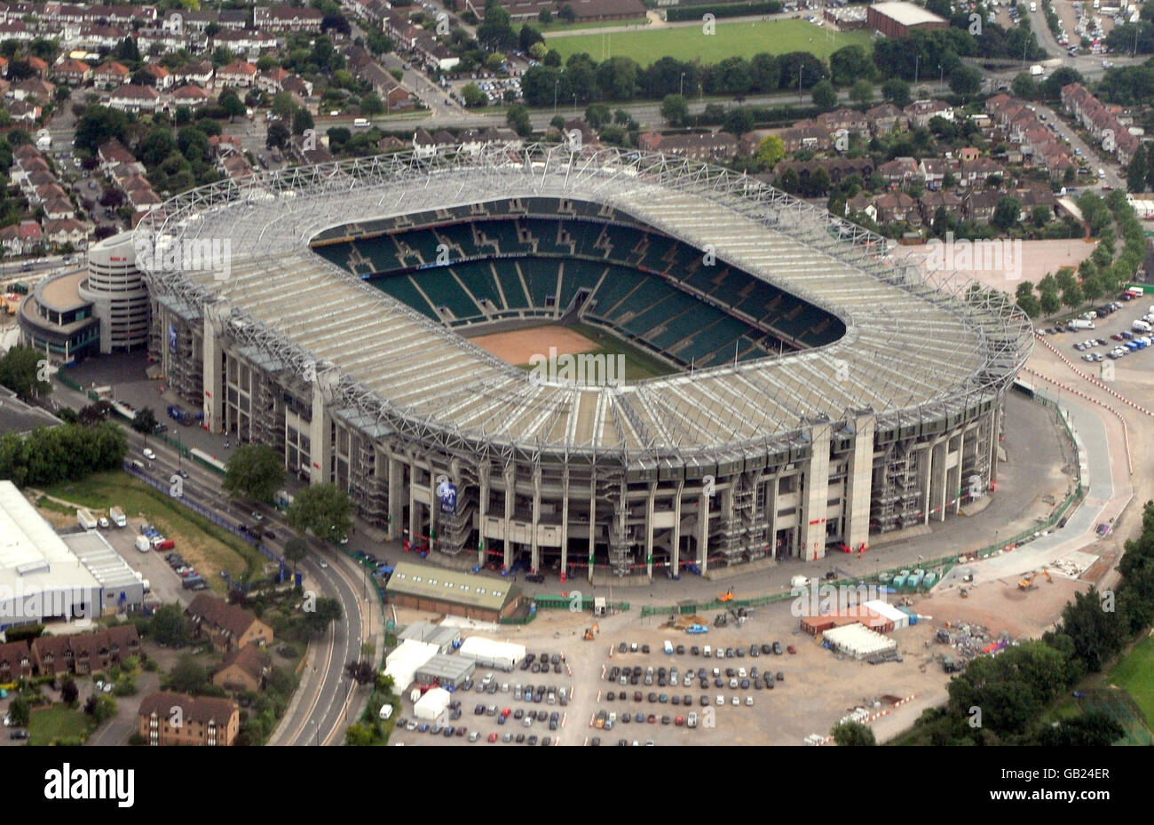 Twickenham stadium aerial hi-res stock photography and images - Alamy