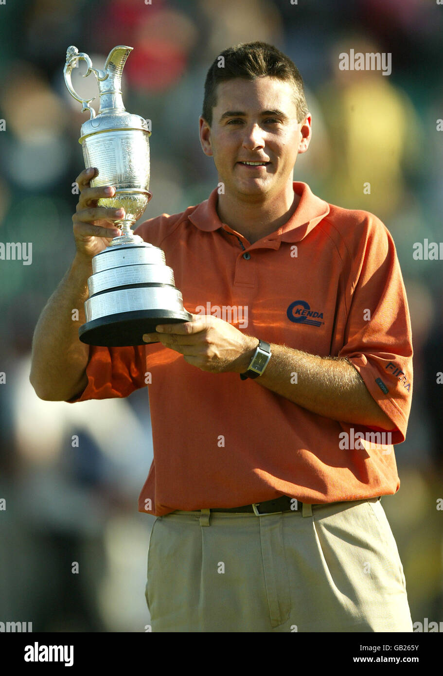Holds the open championship trophy hi-res stock photography and images ...