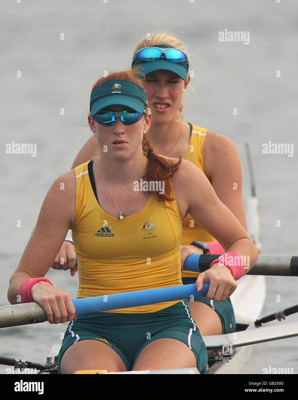 (L-R) Australia's Sarah Cook and Kim Crow during the Women's Pairs ...