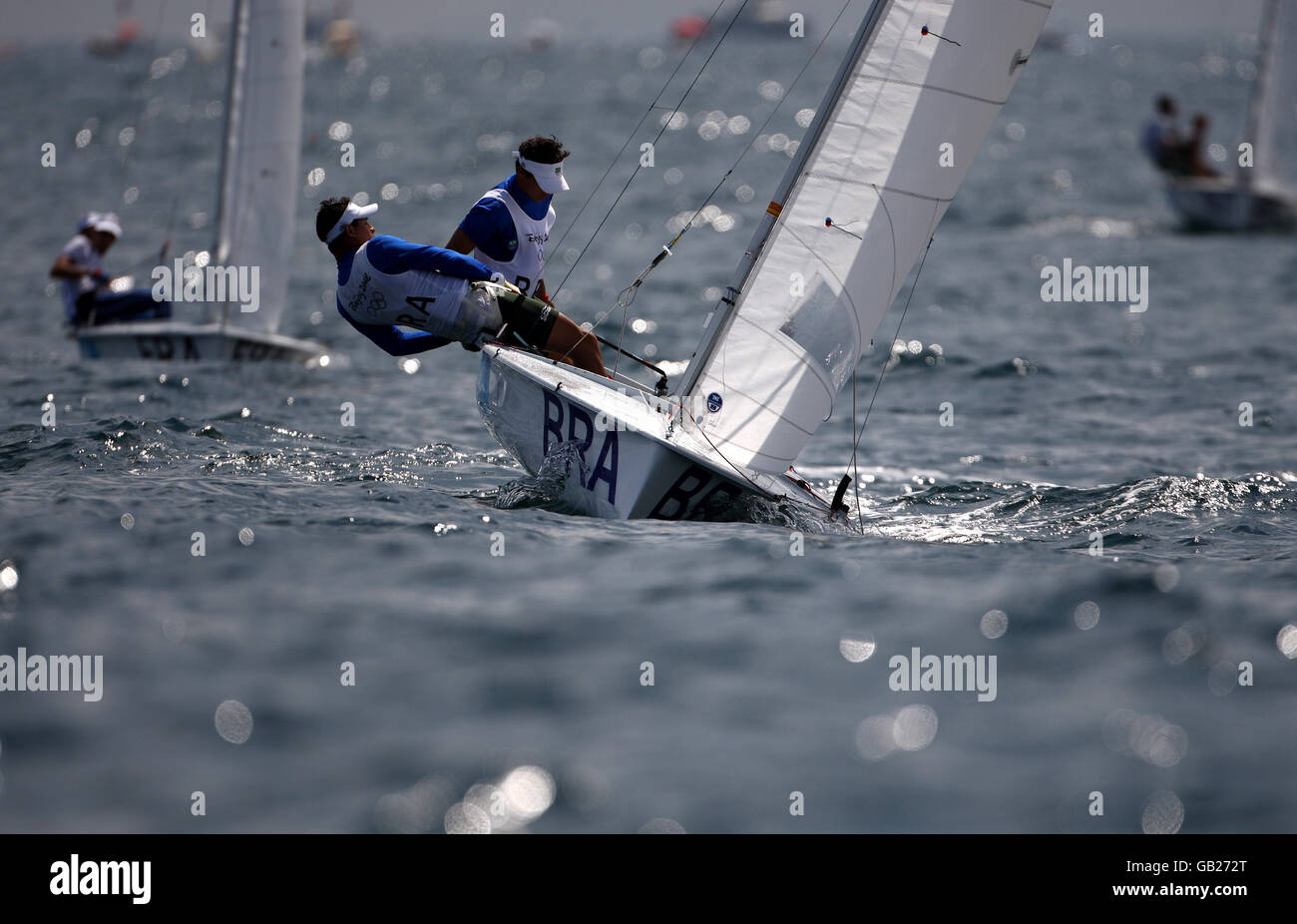 Olympics - Beijing Olympic Games 2008 - Day Three. Brazil's 470 men in ...