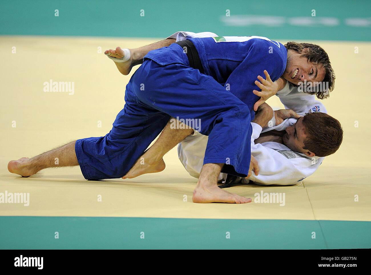 Great Britain's Craig Fallon in action against Monaco's Yan Siccardi ...