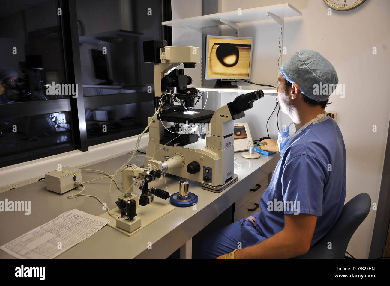 First IVF baby born with new embryo technique Stock Photo - Alamy