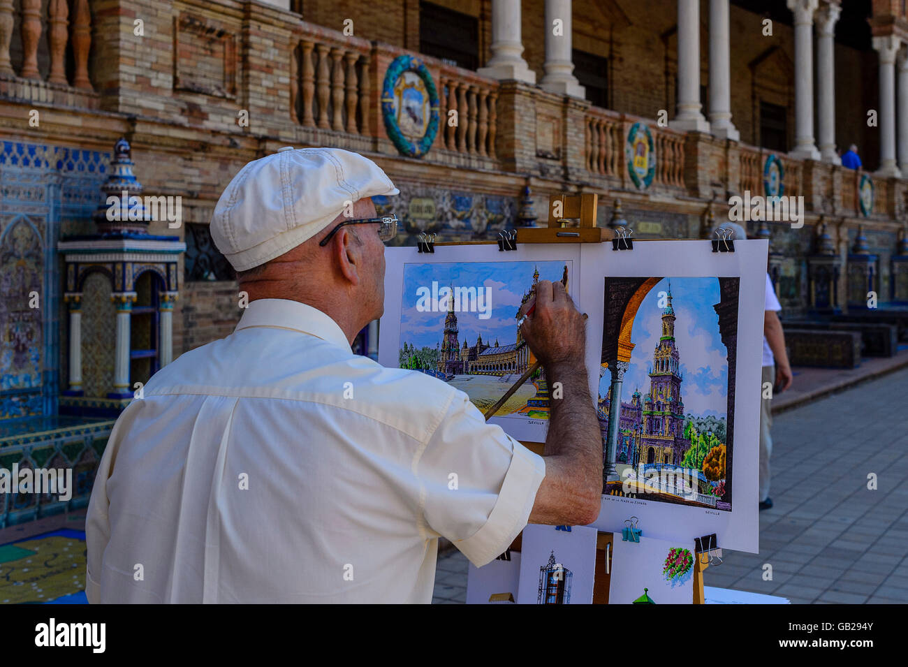 Seville street artist hi-res stock photography and images - Alamy