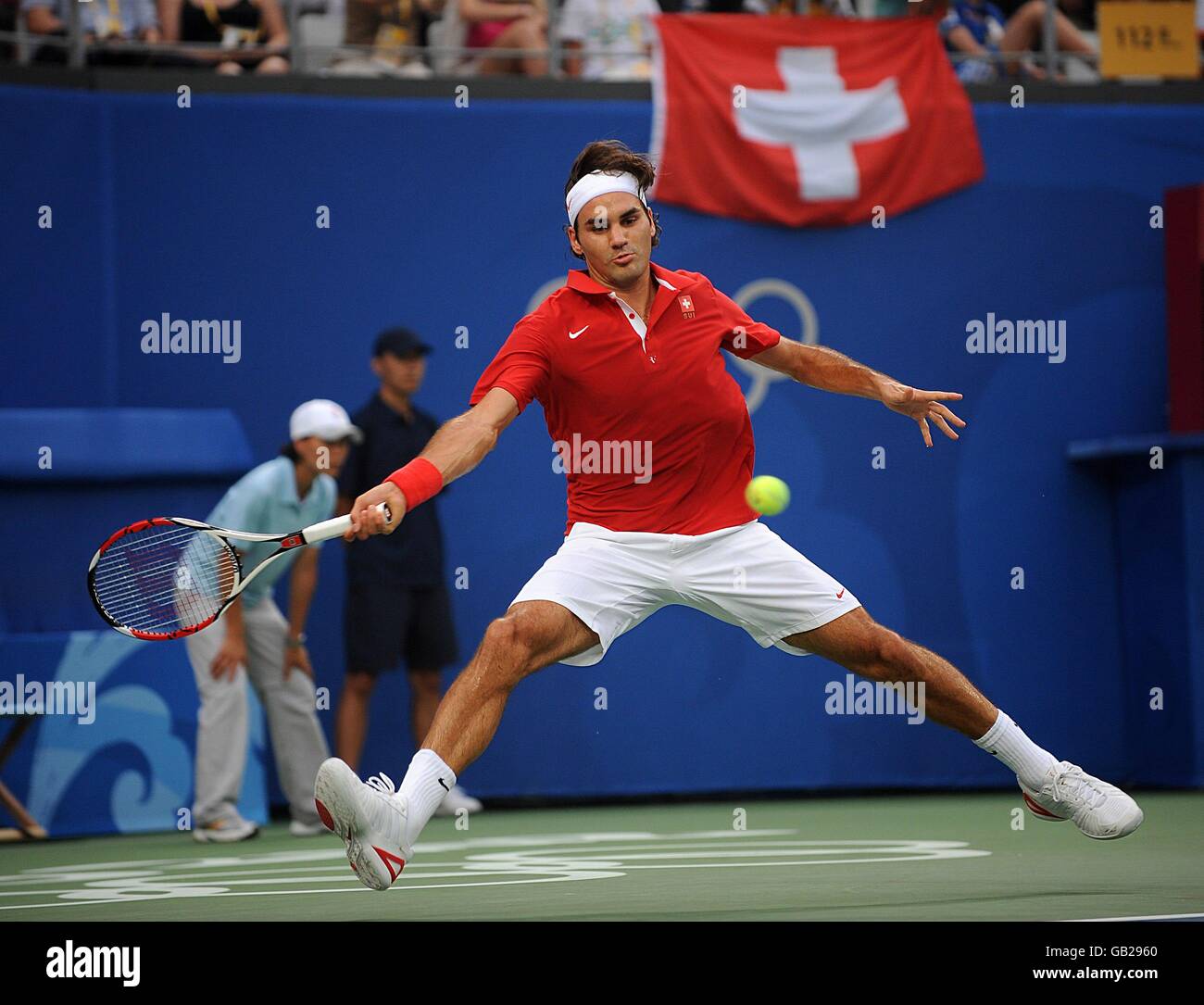 Beijing 2008 federer hi-res stock photography and images - Alamy