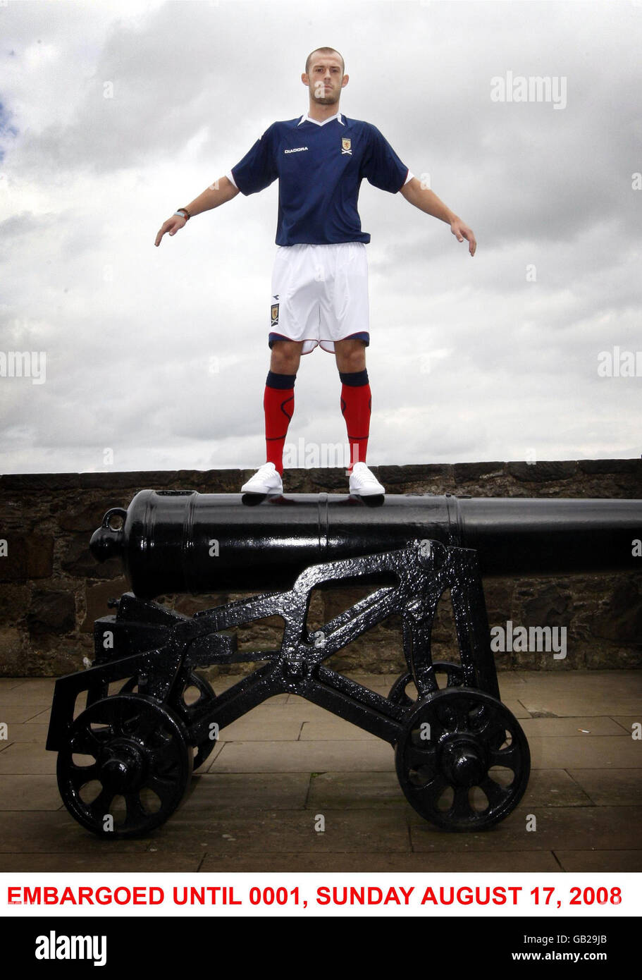 Soccer - Scotland Kit Launch - Stirling Castle Stock Photo - Alamy
