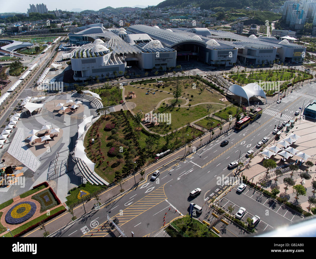 Expo Compound in Yeosu, province Jeollanam-do, South Korea, Asia Stock ...