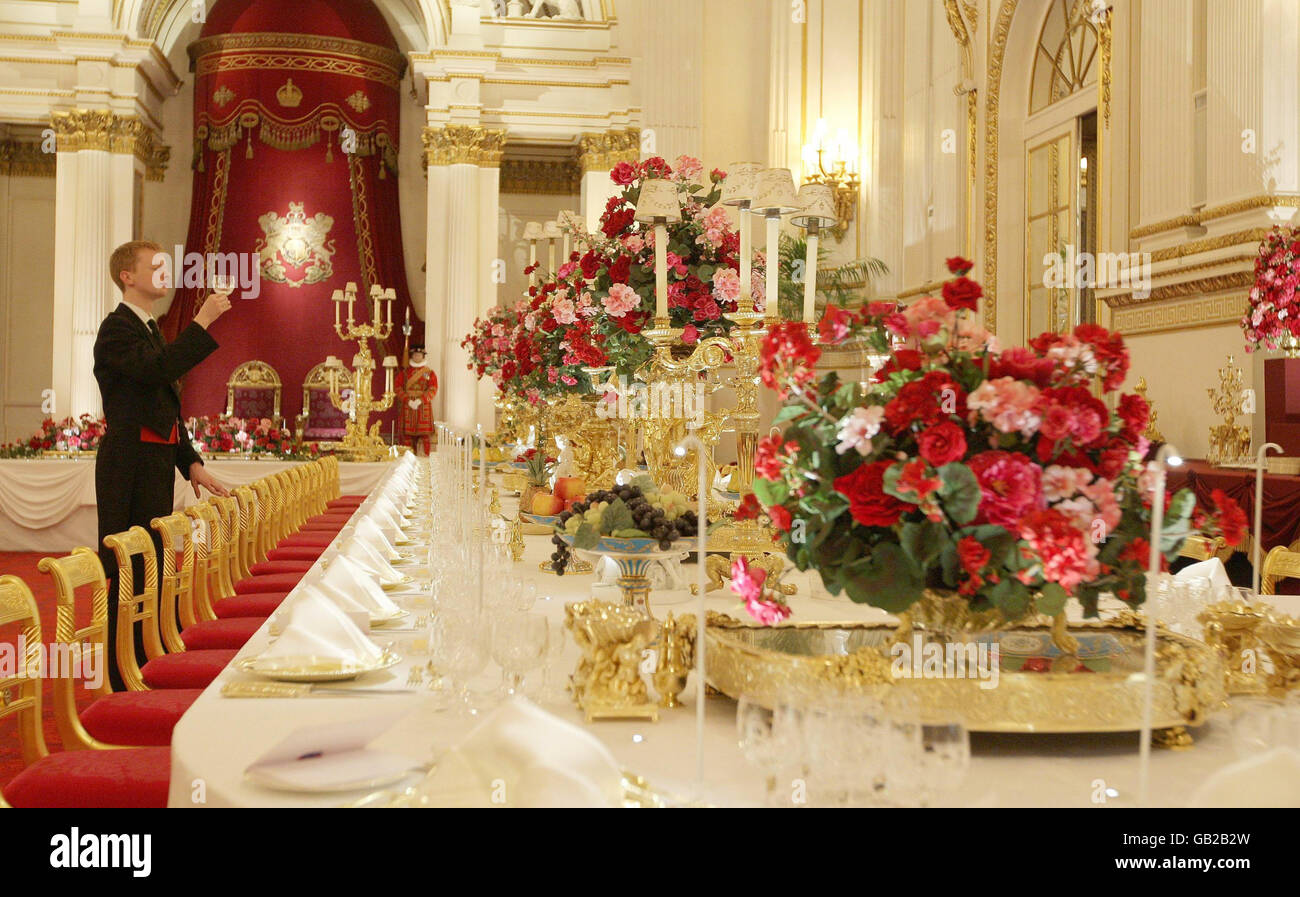 State Banquet exhibition Stock Photo - Alamy