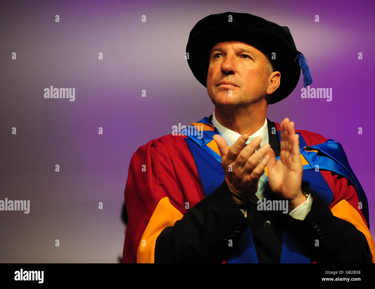 Sir Ian Botham, 52, waits to receive his Honorary Doctorate in Sports ...
