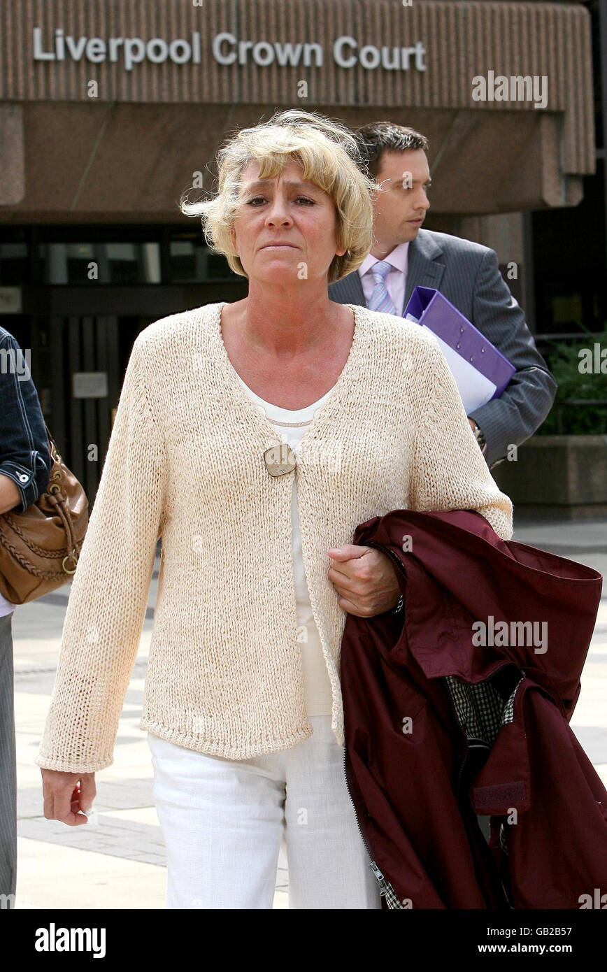 Linda Wise, 47, of Gaerwen, Anglesey, North Wales, leaves Liverpool ...