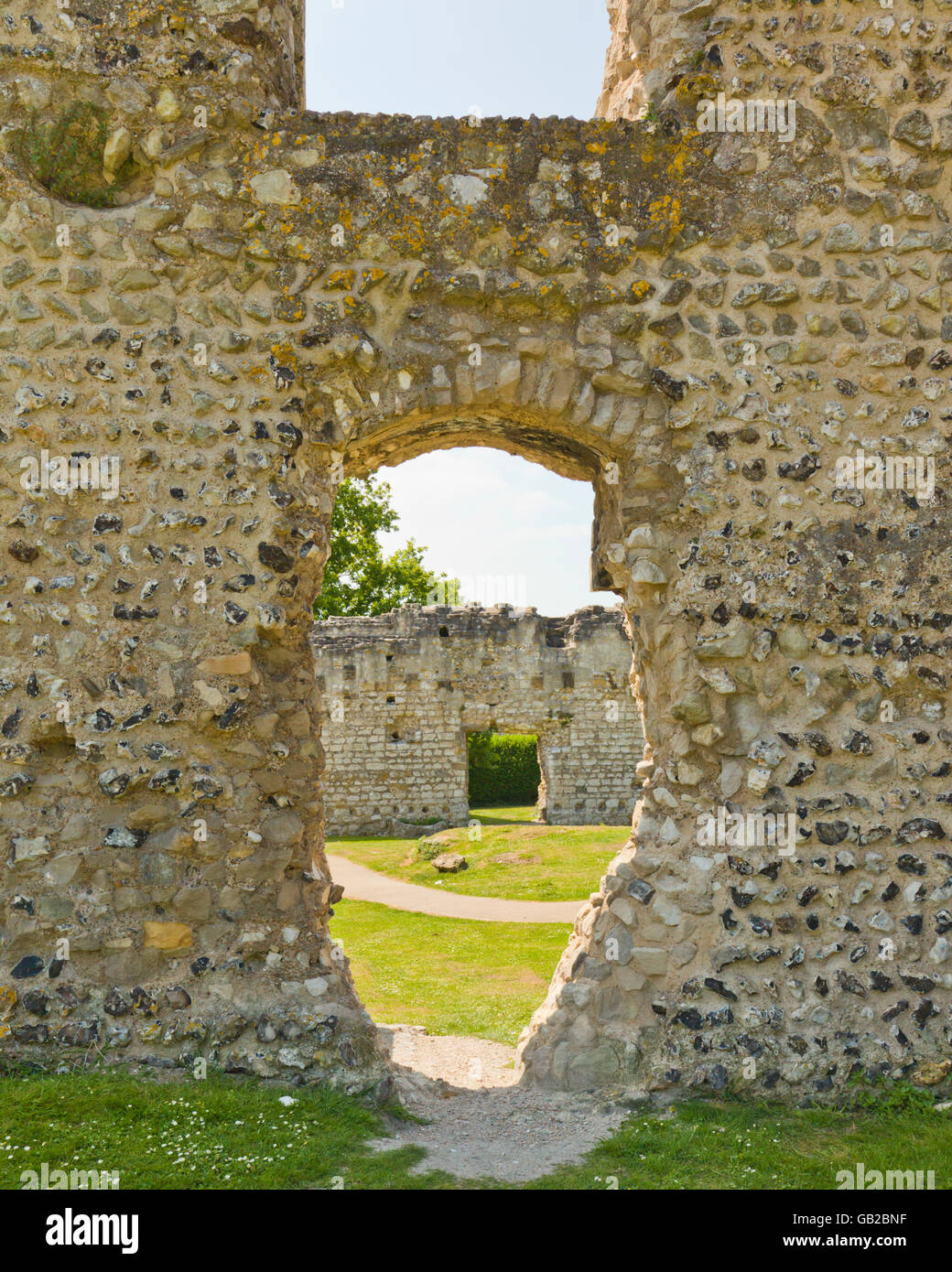 Lewes Priory ,a ruined medieval Cluniac priory in Southover, East Sussex, England United Kingdom ...