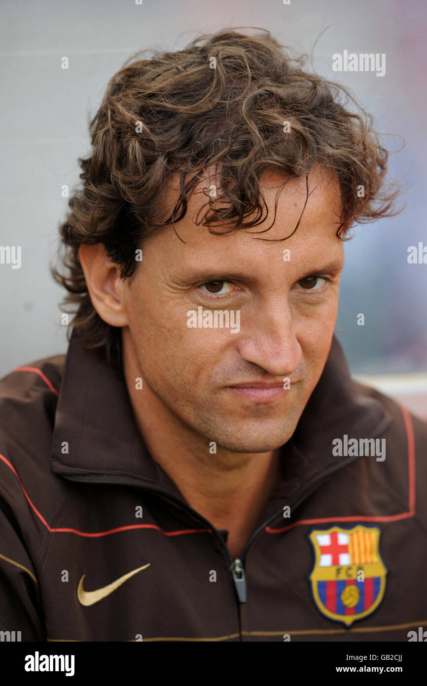 Soccer - Friendly - Hibernian v Barcelona - Murrayfield. Francesc Cos ...