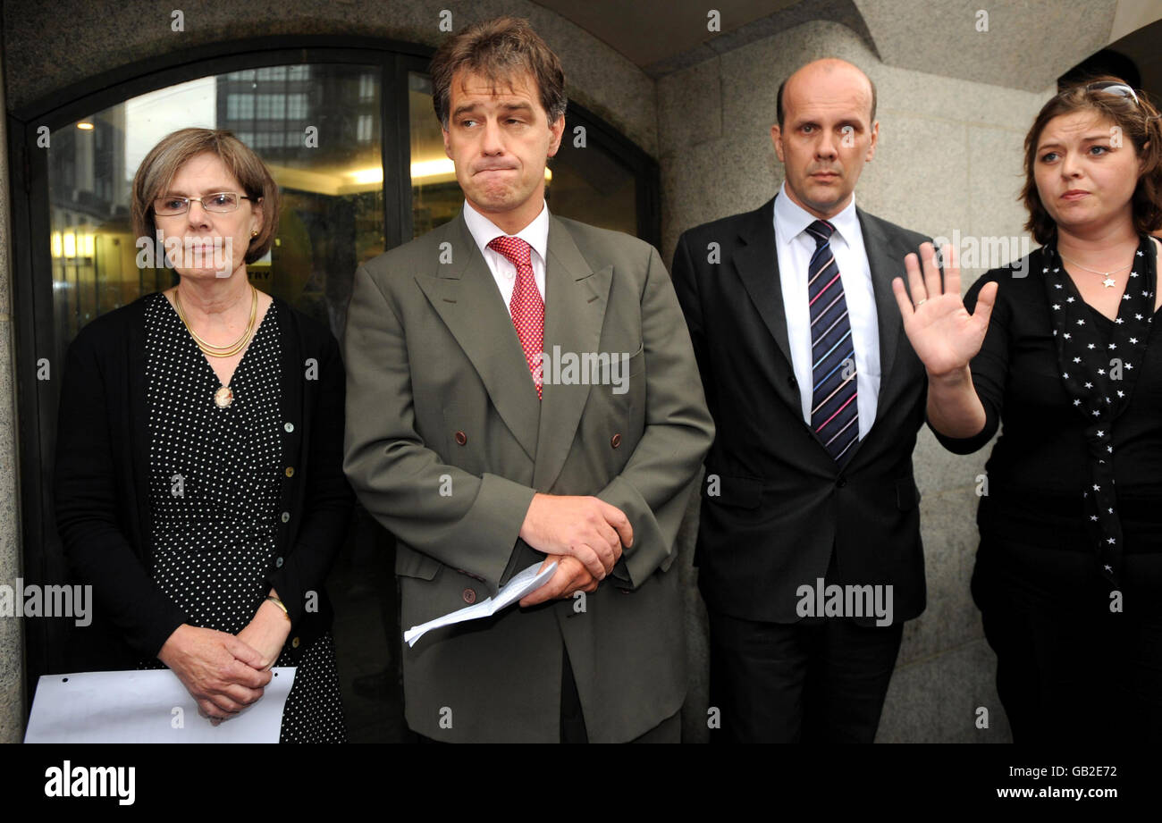 Hilary Bradfield (left), from the CPS, Commander Simon Foy (centre ...