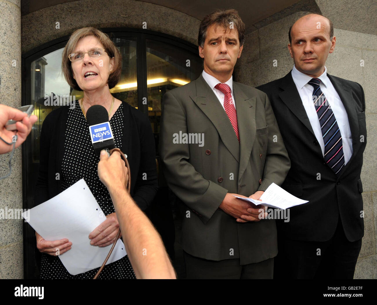 Hilary Bradfield (left), from the CPS, Commander Simon Foy (centre ...